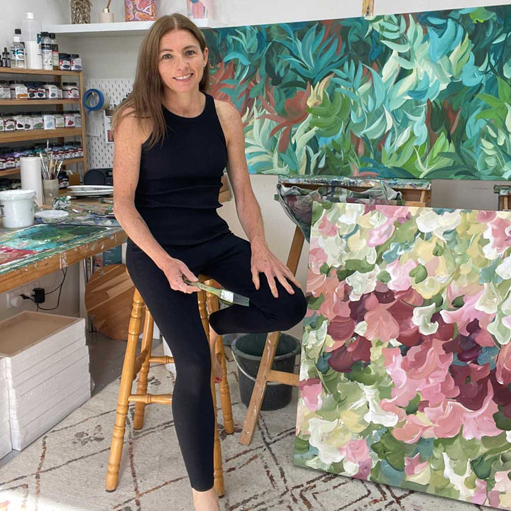 Unique Original Floral Art | Abstract Artist Amber Gittins