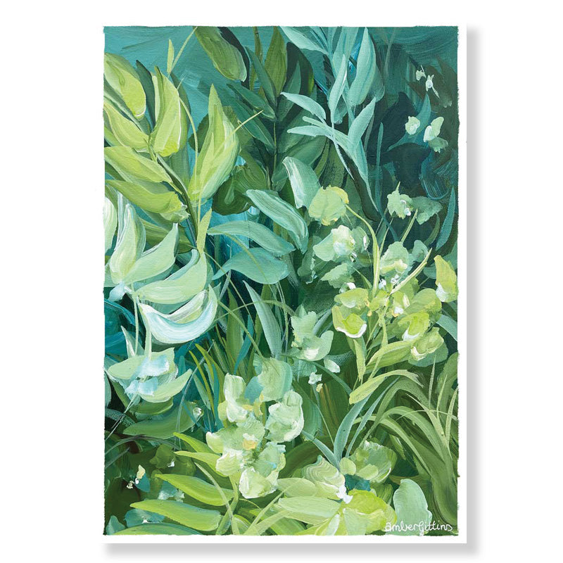 Affordable Tropical Poster Prints. Abstract Tropical Wall Art | Amber ...